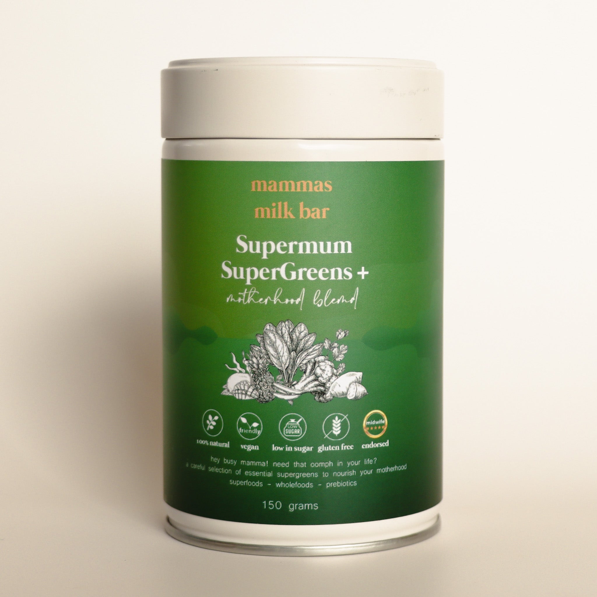 Supermum SuperGreens+ Powder – Daily Habituals